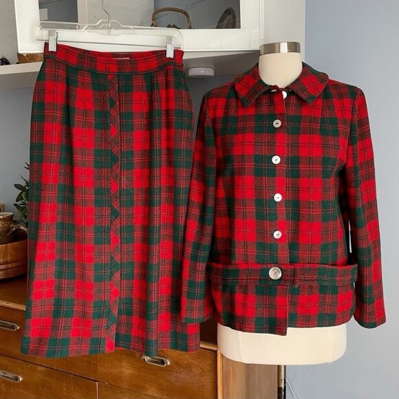 Koret | Jackets & Coats | Vtg Koret Of California Sf Tartan Plaid Wool ...